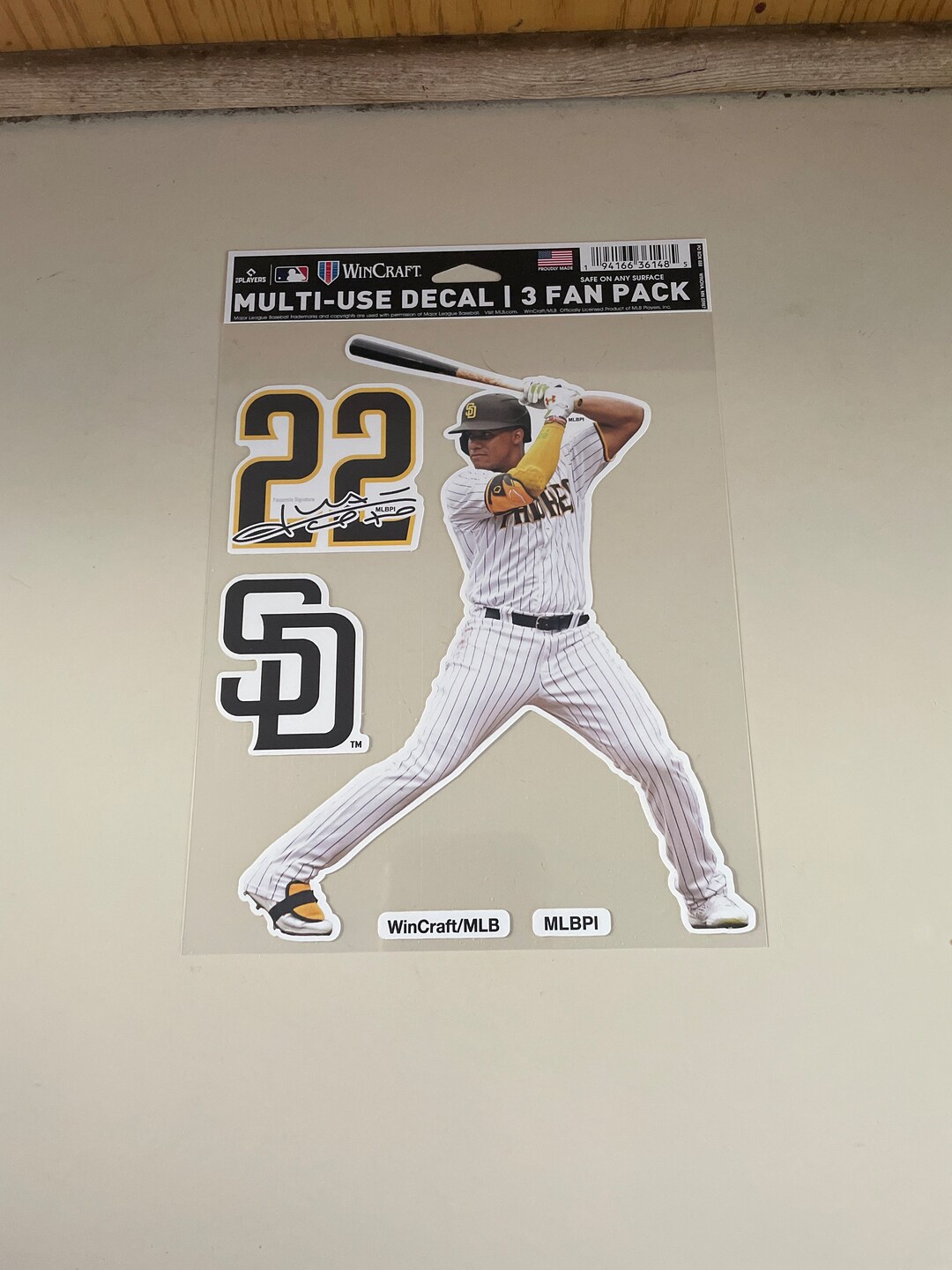 San Diego Padres Soto Fan Pack 3 Decal Set - Etsy