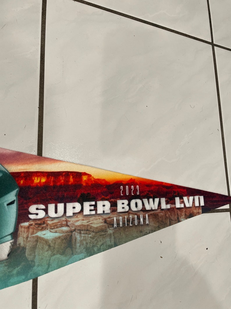 Chiefs Vs Eagles Premium Felt Pennant - Etsy