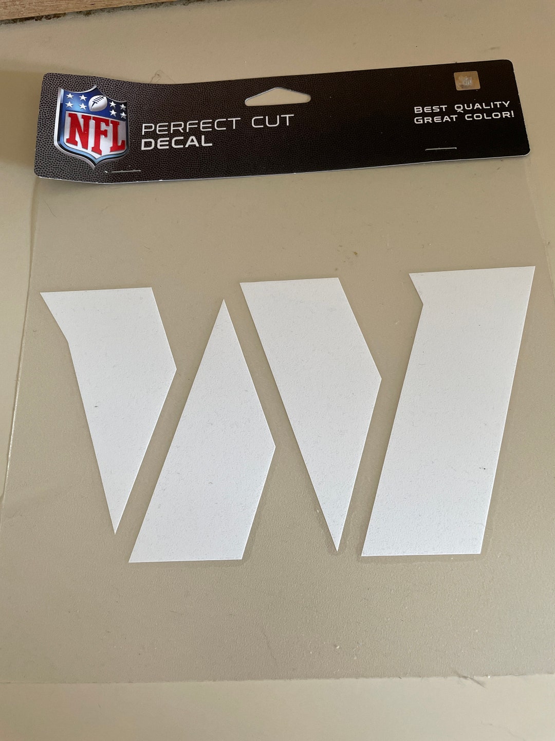 Washington Commanders Window Decal 8x8 - Etsy