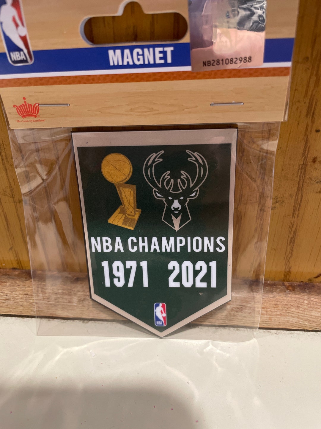 Milwaukee Bucks Champions Banner Magnet - Etsy