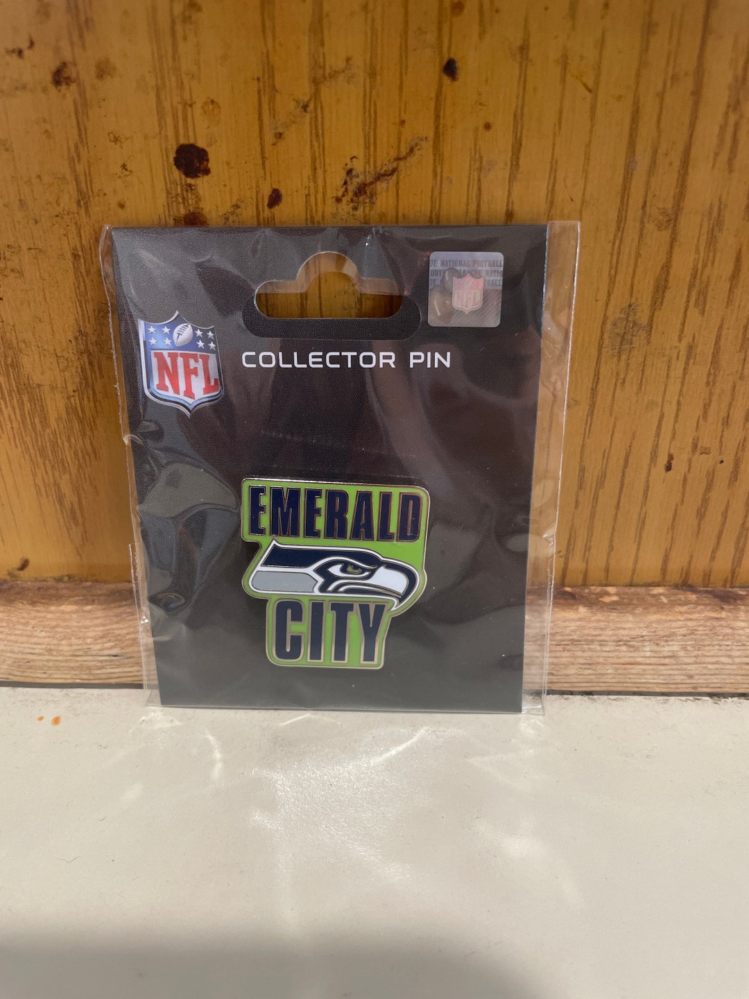 Seahawks Pin Slogan Emerald City Hat Lapel Collector - Etsy