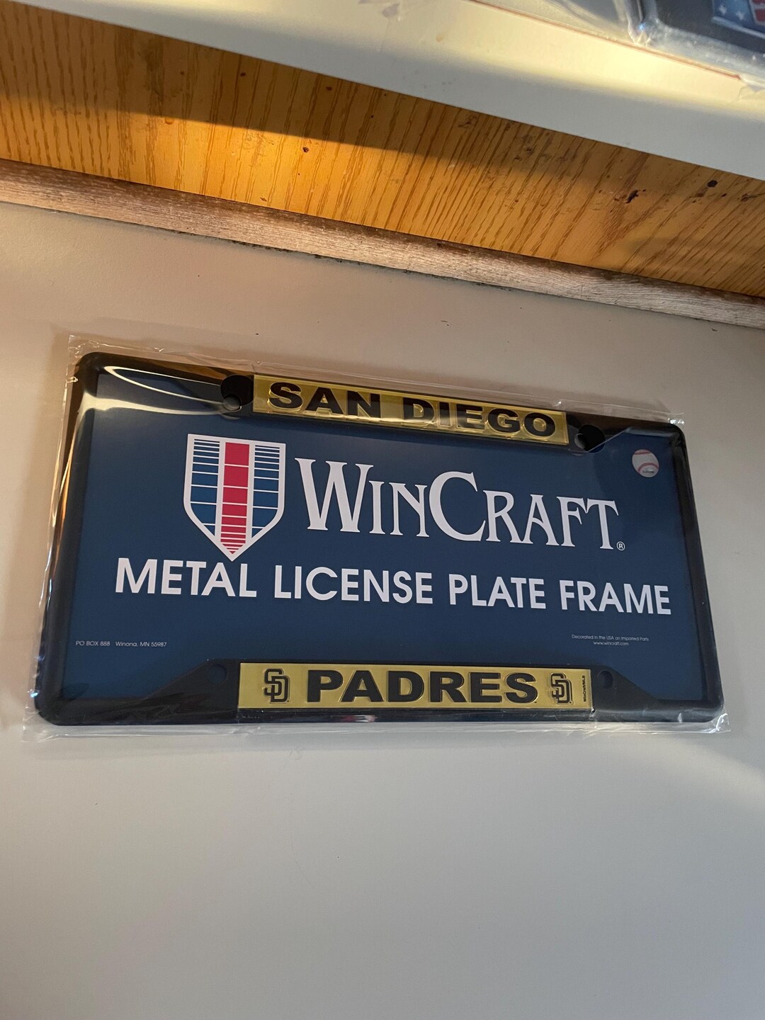 San Diego Padres License Plate Frame Metal Top Quality - Etsy
