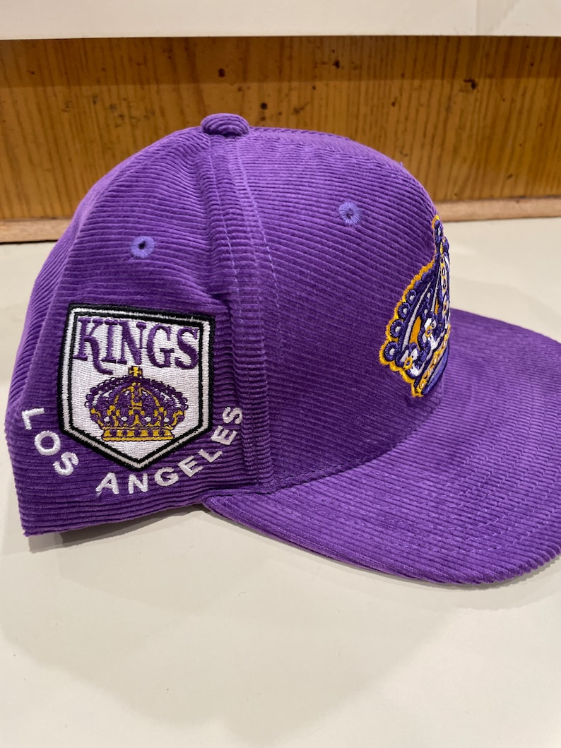 Los Angeles Kings Snapback Hat Corduroy Old School Retro - Etsy