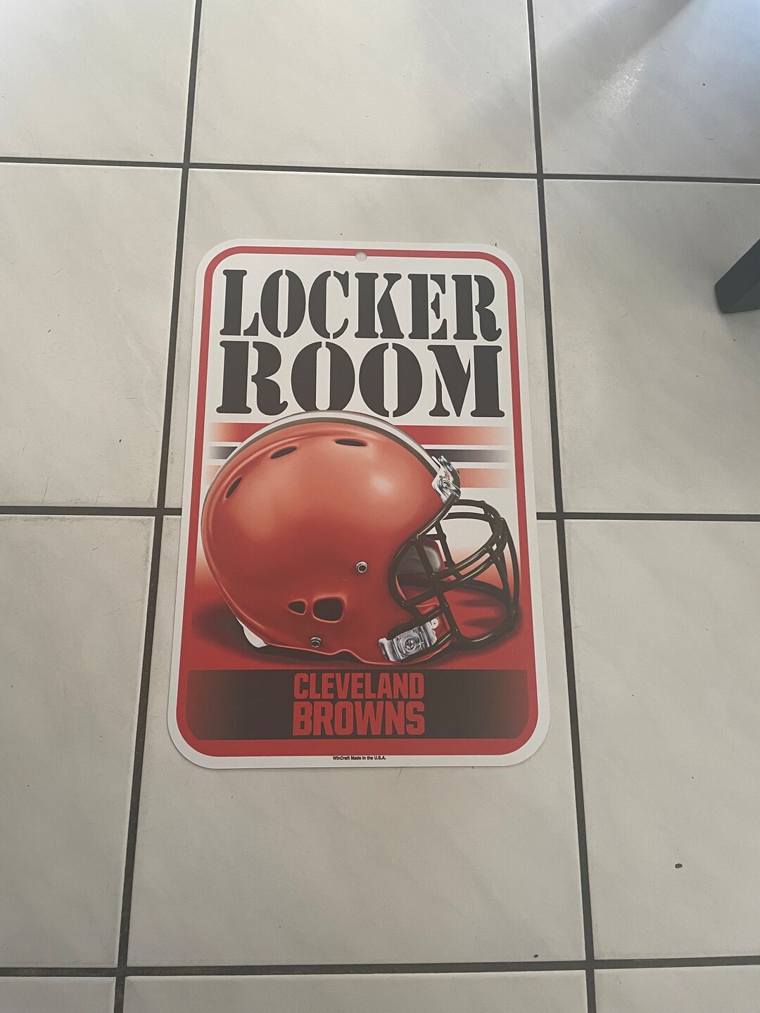 Cleveland Browns Locker Room Sign 11x17 - Etsy
