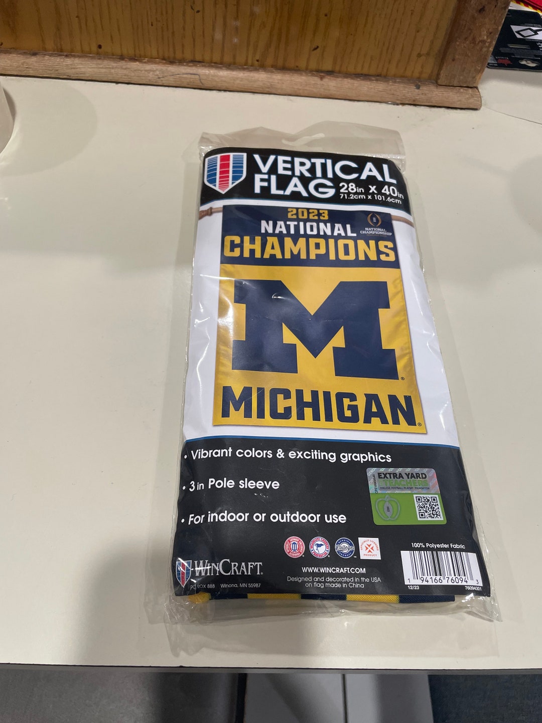 Michigan Wolverines Champions Banner Vertical Flag 27x40 - Etsy