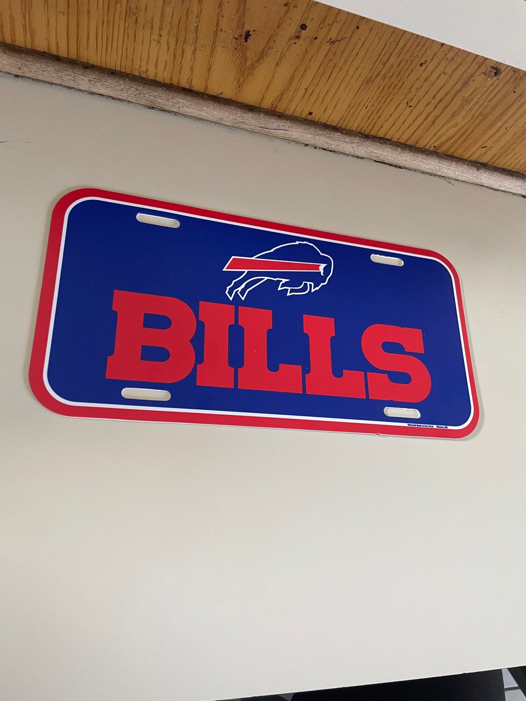 Buffalo Bills Plastic License Plate - Etsy