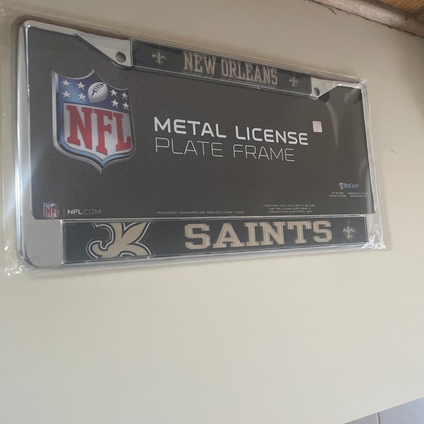 Saints License Plate - Etsy