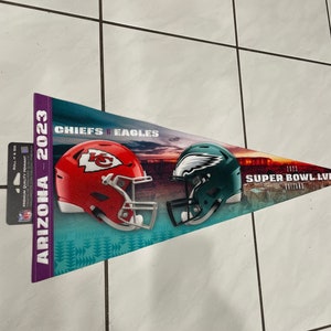 Chiefs Vs Eagles Premium Felt Pennant - Etsy