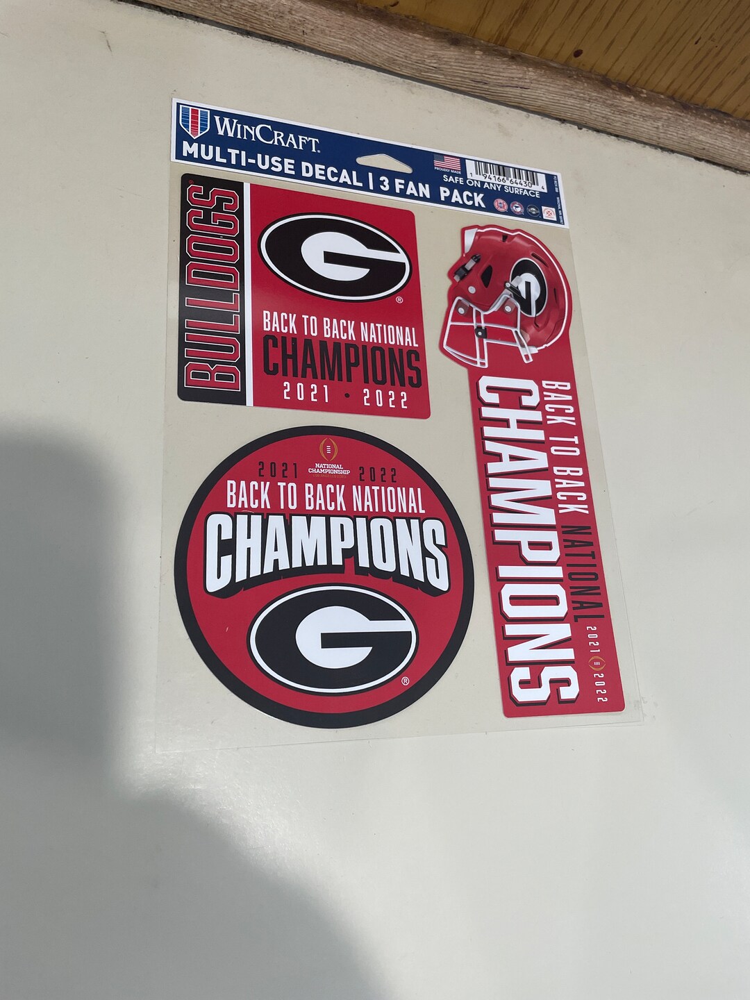 Bulldogs Champions Back to Back 3 Decal Sheet - Etsy