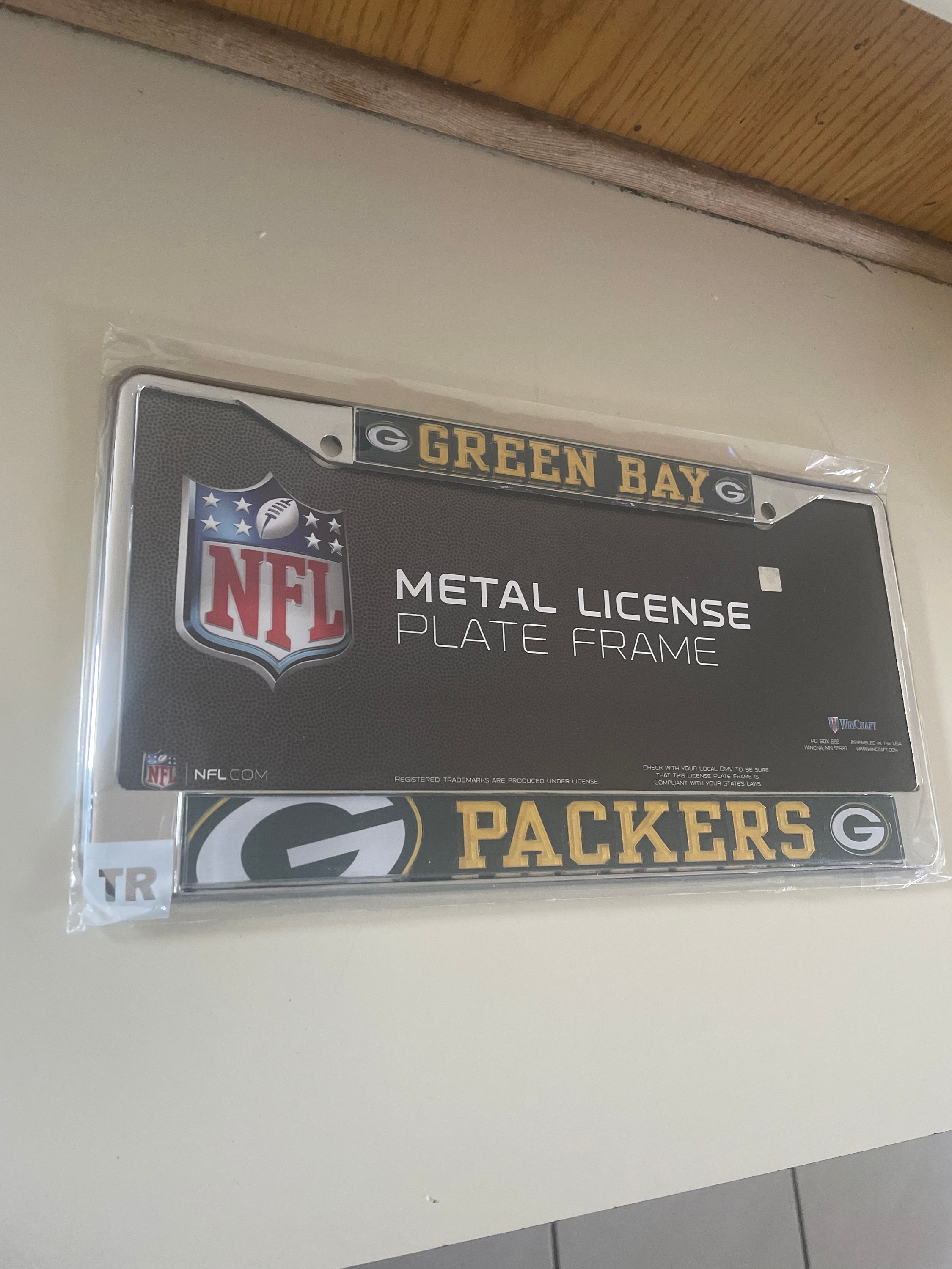 Green Bay Packers Chrome License Plate Frame Laser Cut - Etsy