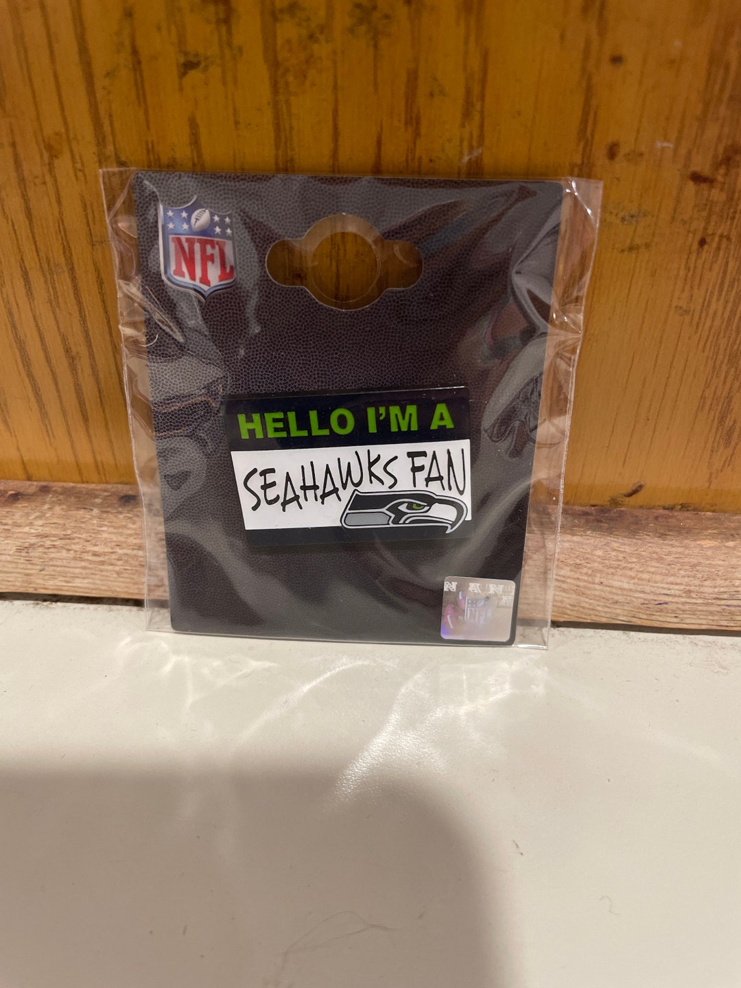 Seahawks Pin Nametag New Design Hat Lapel Collector - Etsy