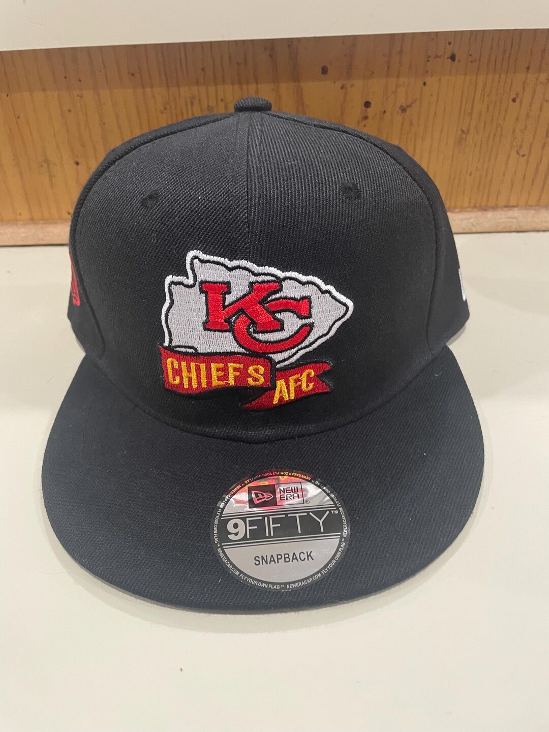 Kansas City Chiefs Snapback Hat Black AFC - Etsy