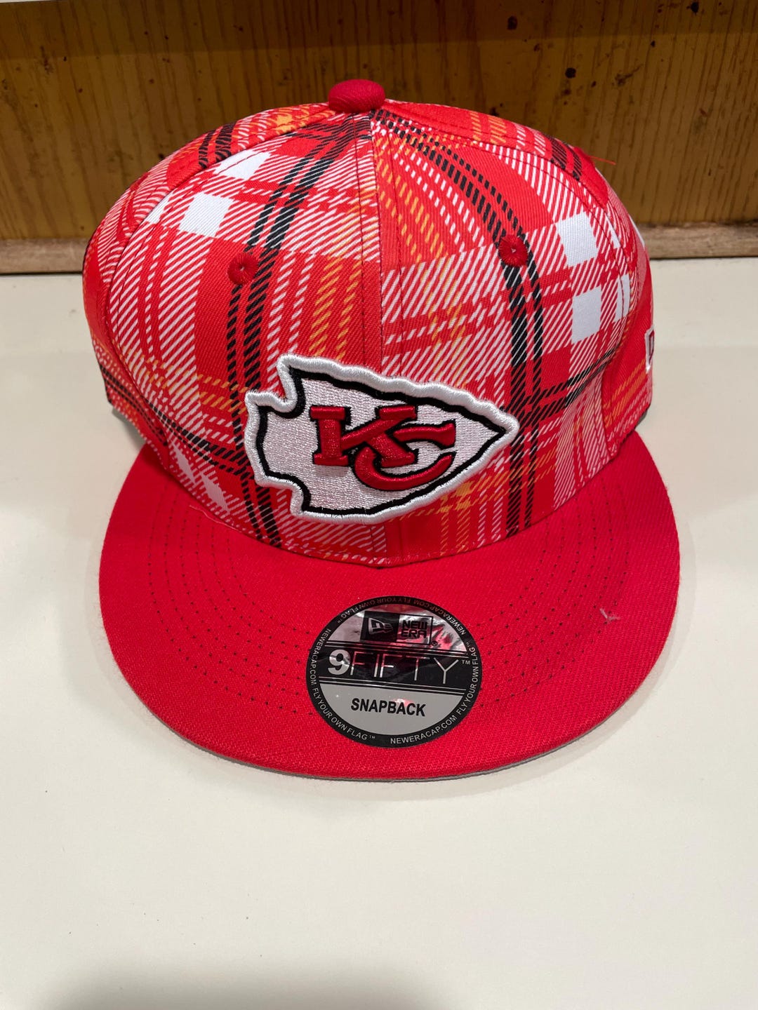 Kansas City Chiefs Plaid Hat Snapback OSFA Chiefs Kingdom - Etsy