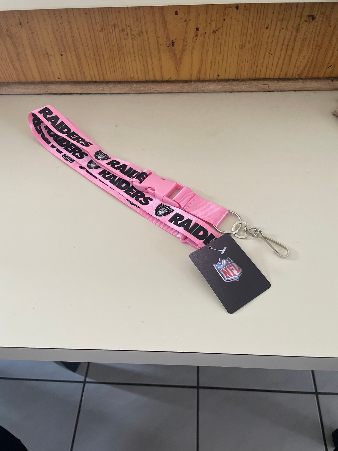 Raiders Lanyard Pink Raider Nation - Etsy