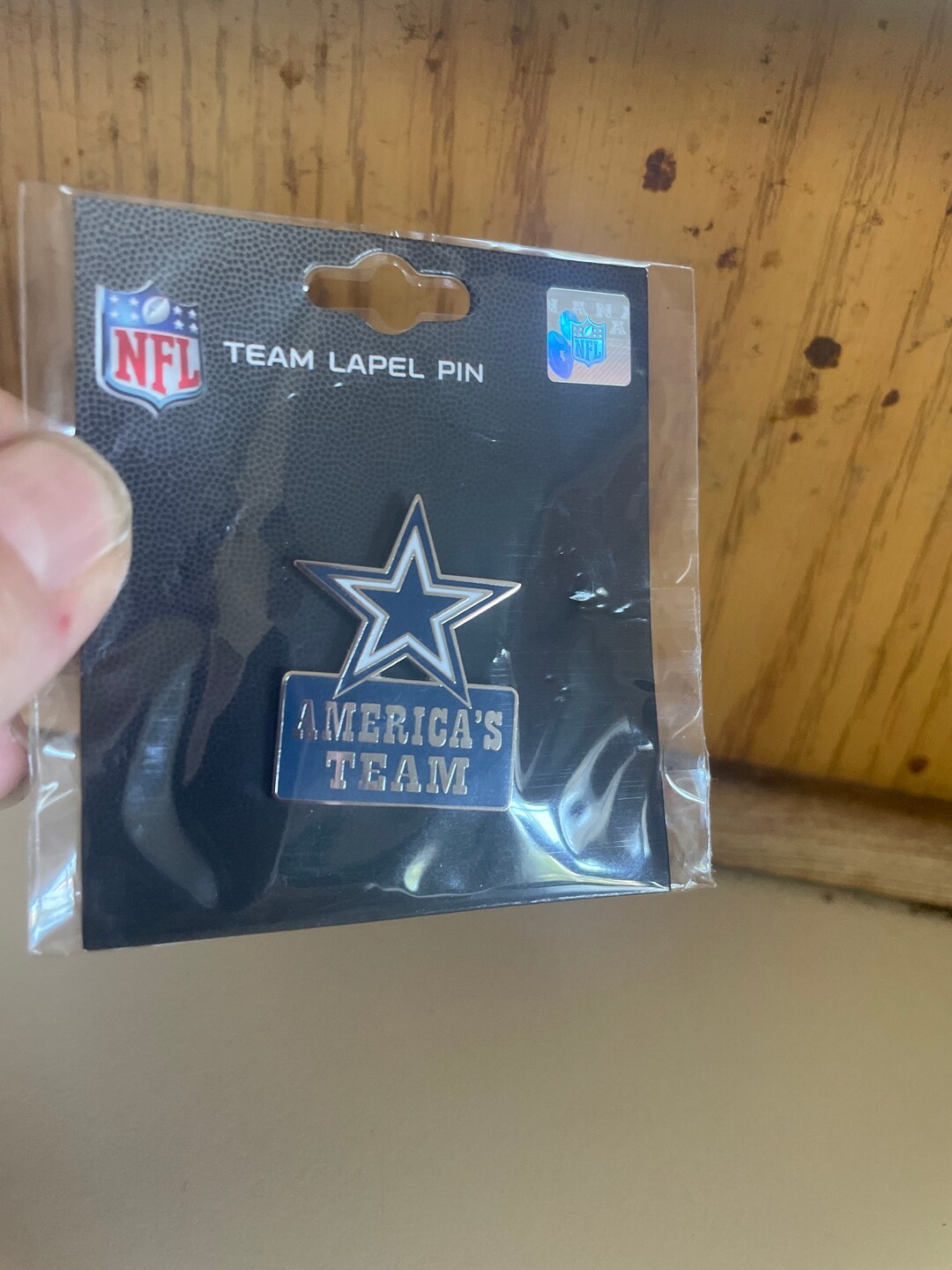 Dallas Cowboys “america’s Team “ Collector Hat/lapel Pin - Etsy
