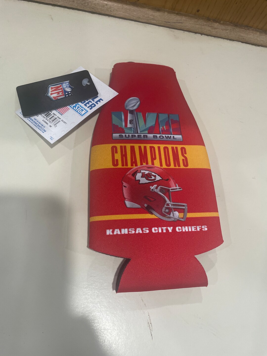 Kansas City Chiefs Champions Bottle Holder Keeps Drink Cold - Etsy
