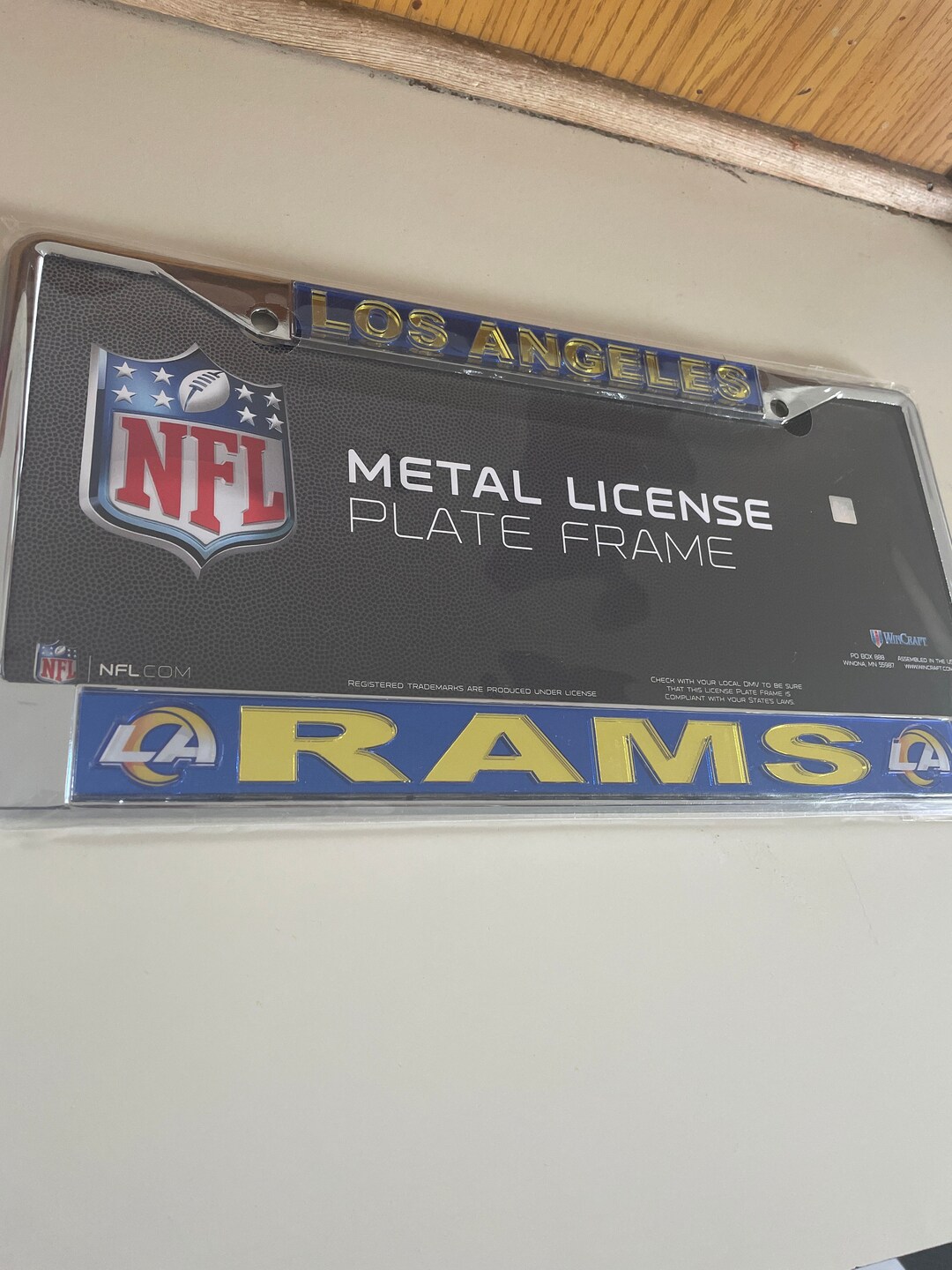 Los Angeles Rams Chrome Laser Cut License Plate Frame - Etsy