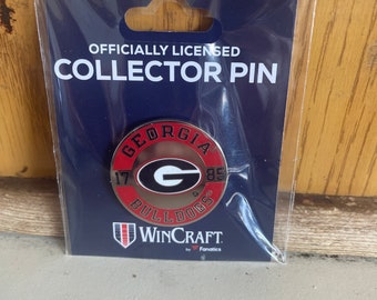 Georgia Bulldogs Mascot Pin UGA Hat Lapel Collector - Etsy