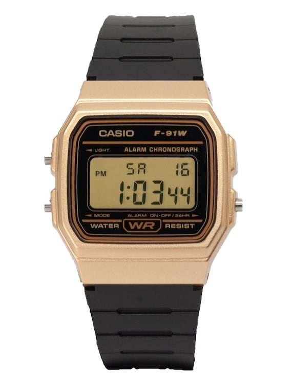 Casio F91w Gold - Etsy Canada