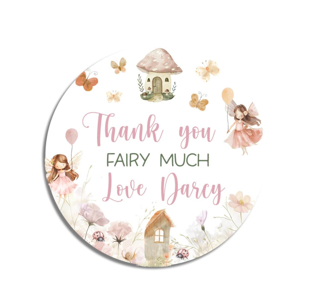 Personalised Party Bag Stickers Birthday 37mm 60mm Sweet Cone Labels ...