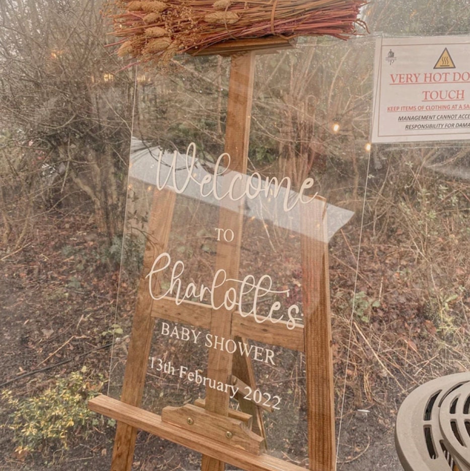 Vinyl Decal Sticker for DIY Baby Shower Welcome Sign Easy to - Etsy