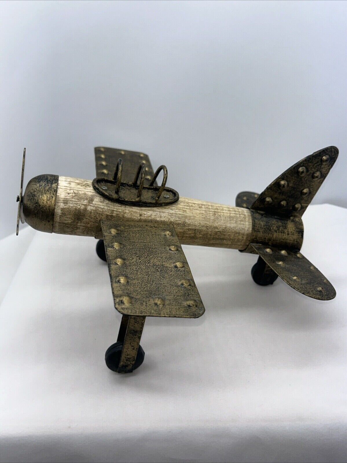 Metal and Wood Propeller Rustic Airplane Home Decor Office - Etsy