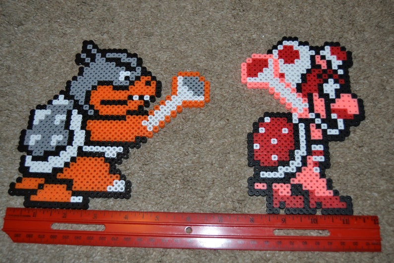Super Mario Bros 3 Koopaling Perler Sprites Roy Morton Etsy