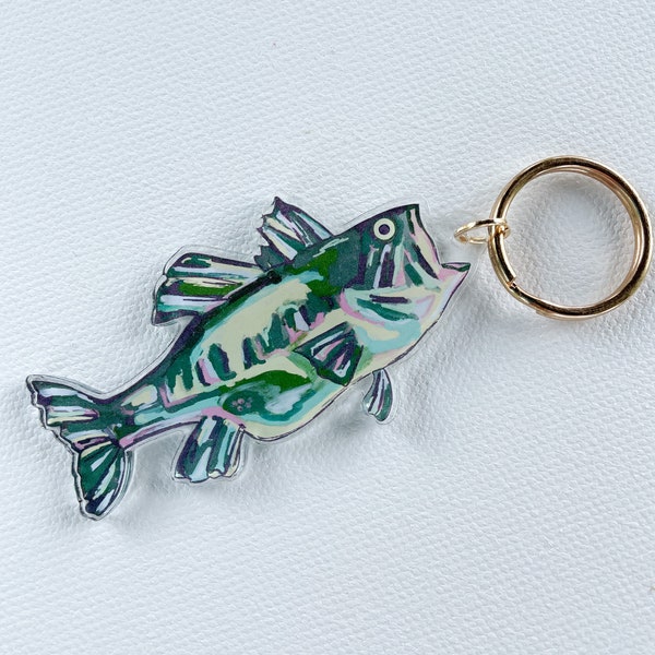 Fish Keychain - Etsy