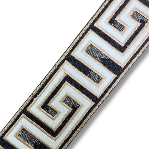 Apple Green Greek Key Trim by the Yard Tape Velvet Embroidered - Etsy