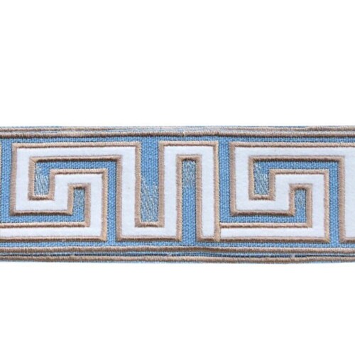 Blue Greek Key Designer Trim Tape | Etsy