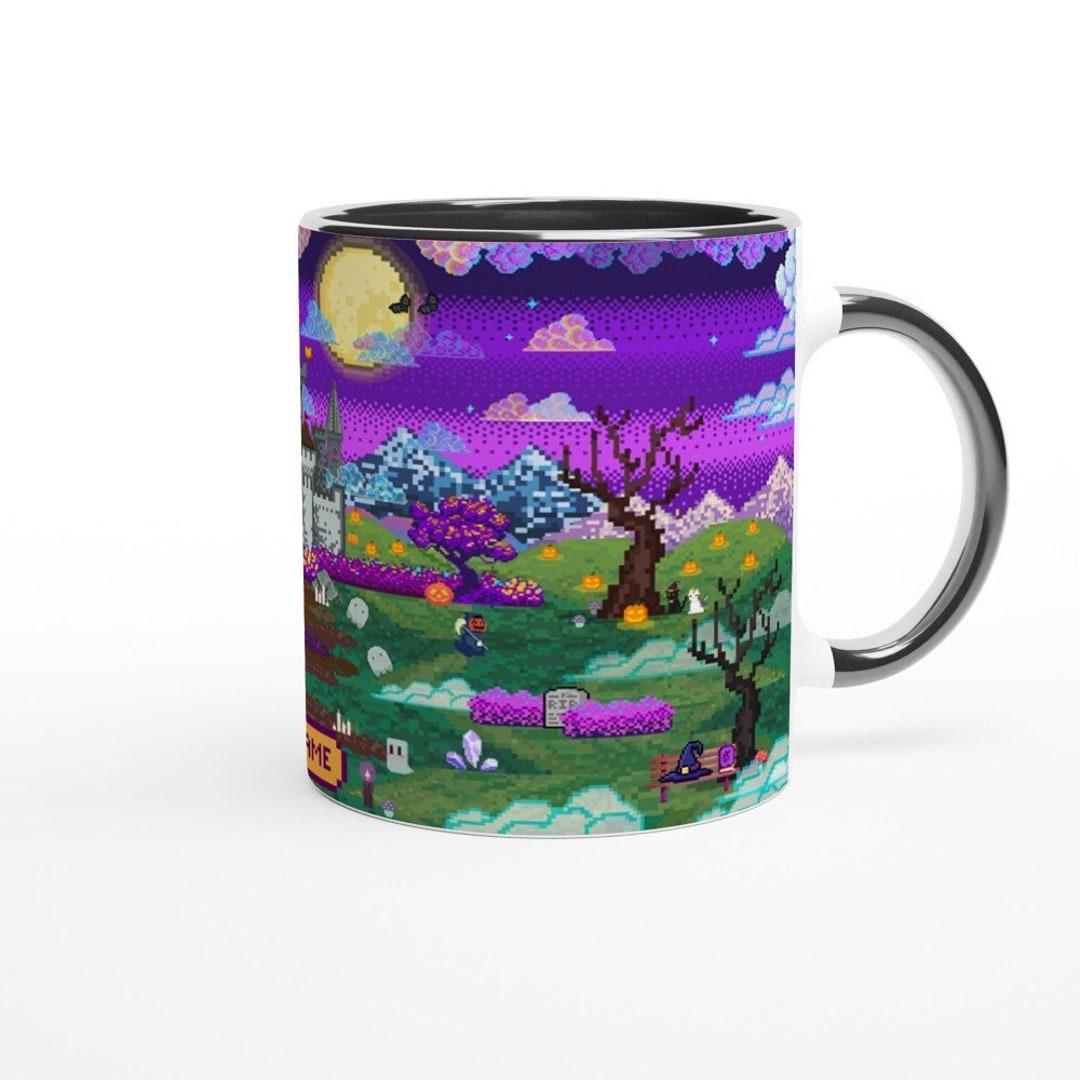 Minecraft Mug, Gm Mug, Pixel Art Mug, Fantasy Mug, Dnd Mug, Retro Wave ...