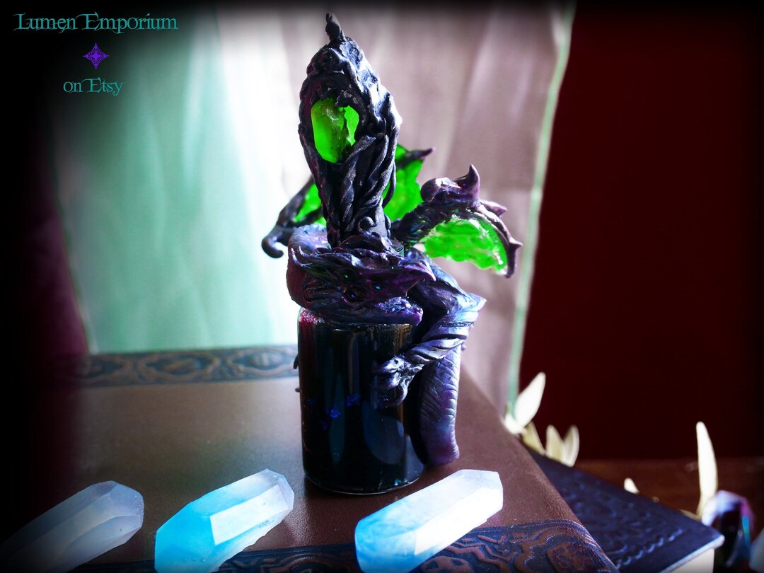 Dragon Sculpture, Dragon Potion, Glow in the Dark, Dark Souls Miniature ...