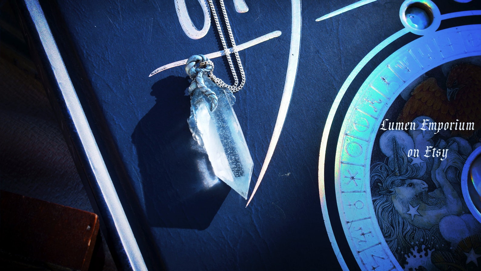 Magical Crystal Crystal Necklace Glow in the Dark Jewelry - Etsy