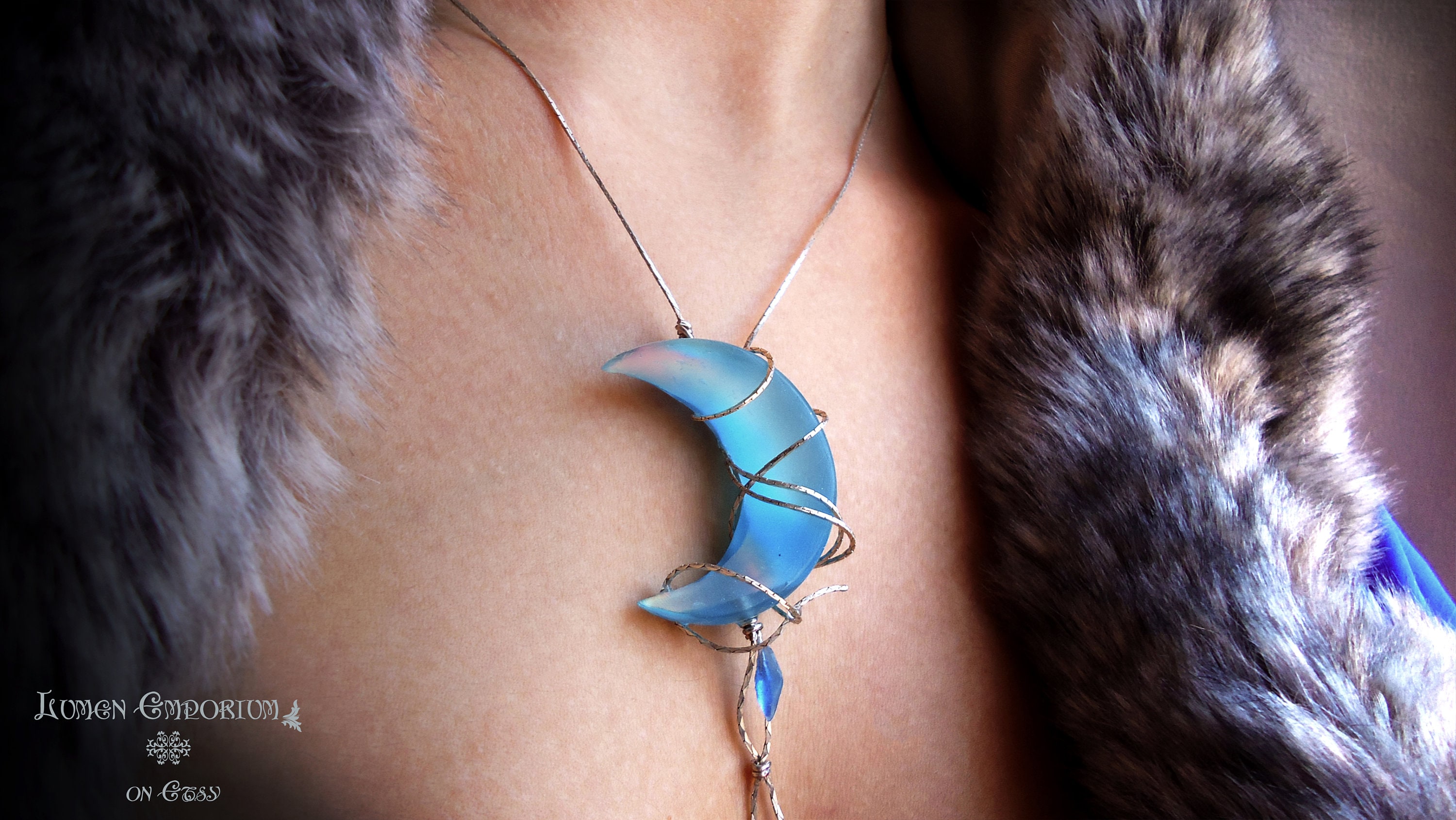 World of Warcraft Night Elf Necklace Silver Plated Wire - Etsy