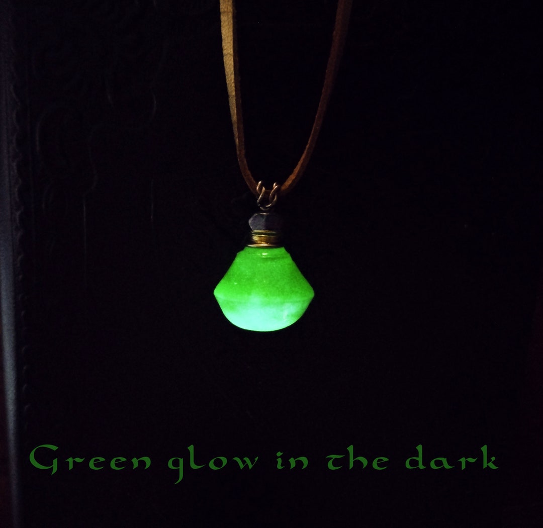Glow in the Dark Necklace, Fantasy Jewelry, Potion Bottles, World of ...