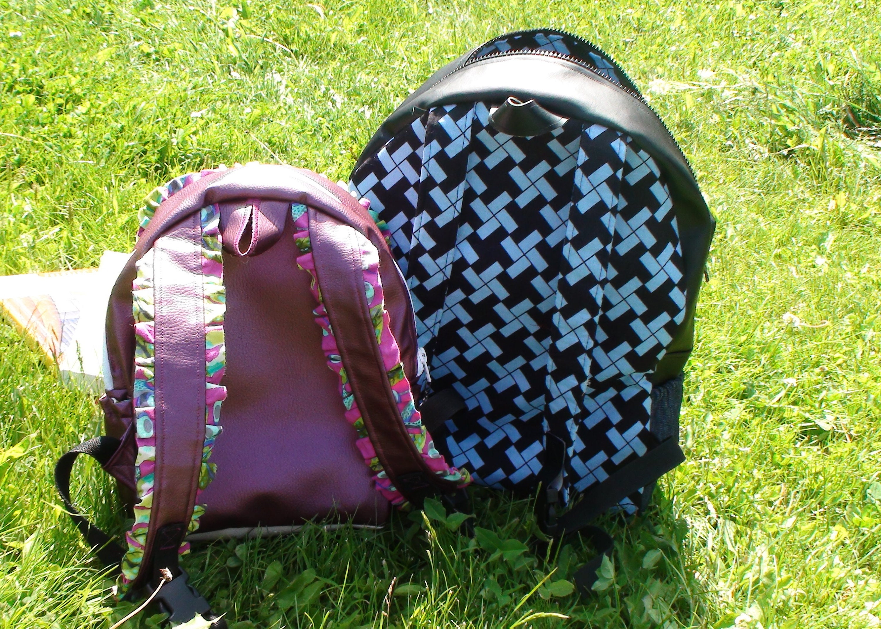 Digital Backpack PDF Sewing Pattern Mini and School Sized - Etsy