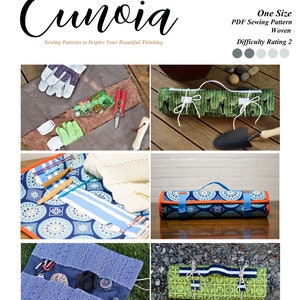 Roll up Carry-all Sewing Pattern, Crochet Bag, Gardening Bag Pattern ...