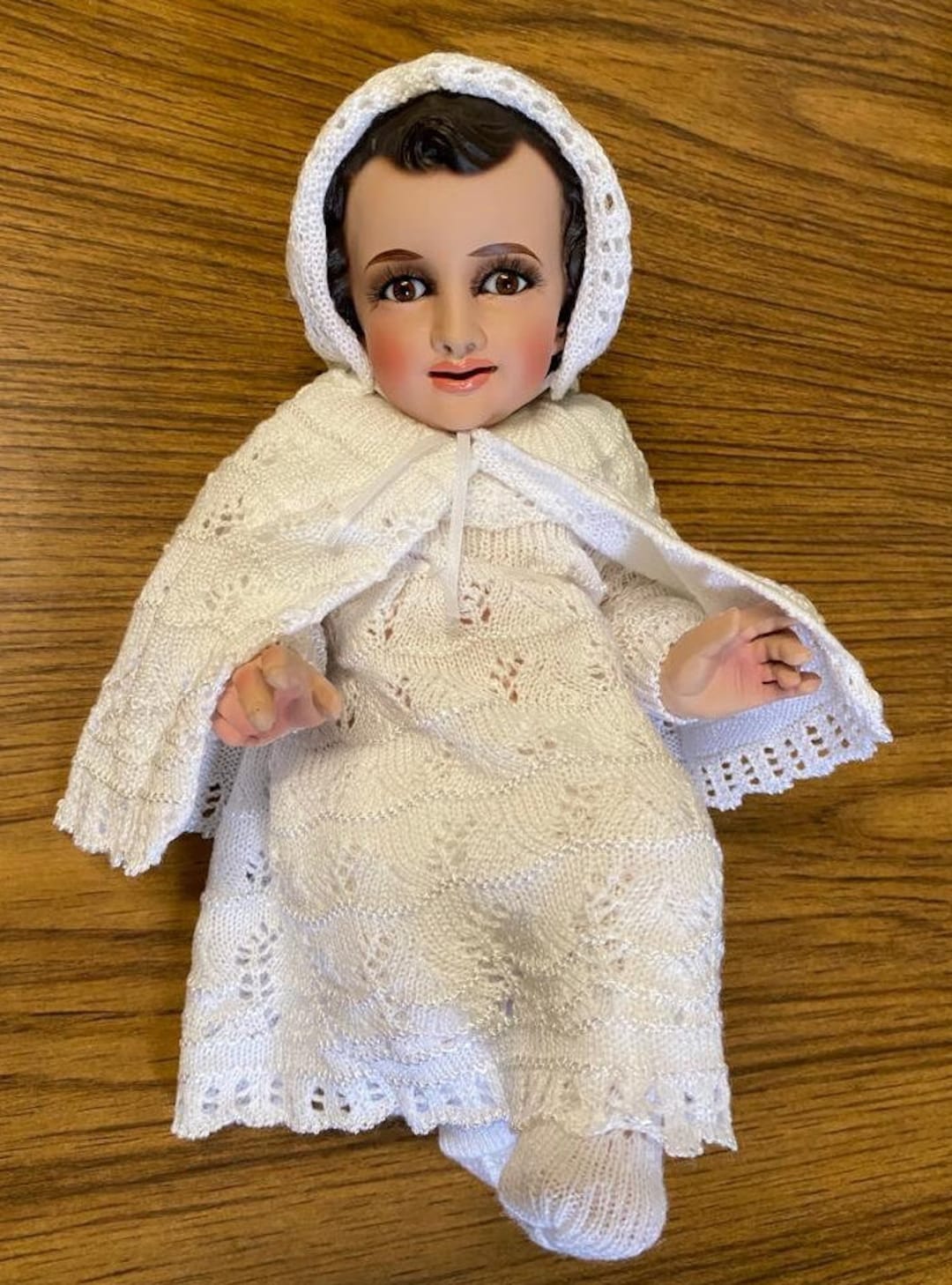 White Baby Jesus Outfit, Ropon Gala, Tejido, - Etsy