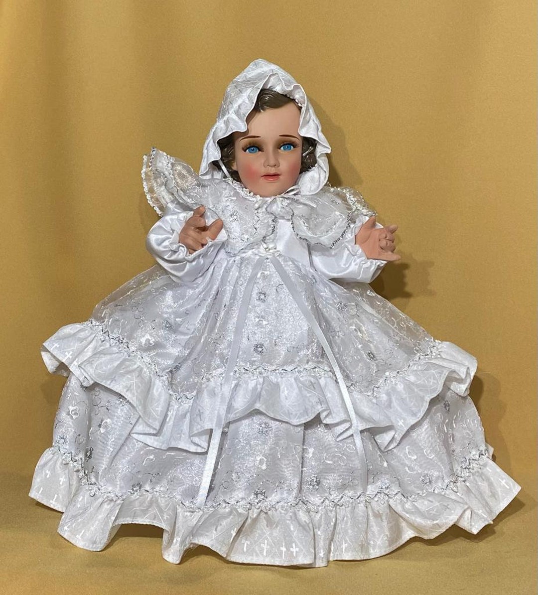 ROPON GALA GALA, Ropa De Niño Dios,baby Jesus Dress. Vestido De Niño ...