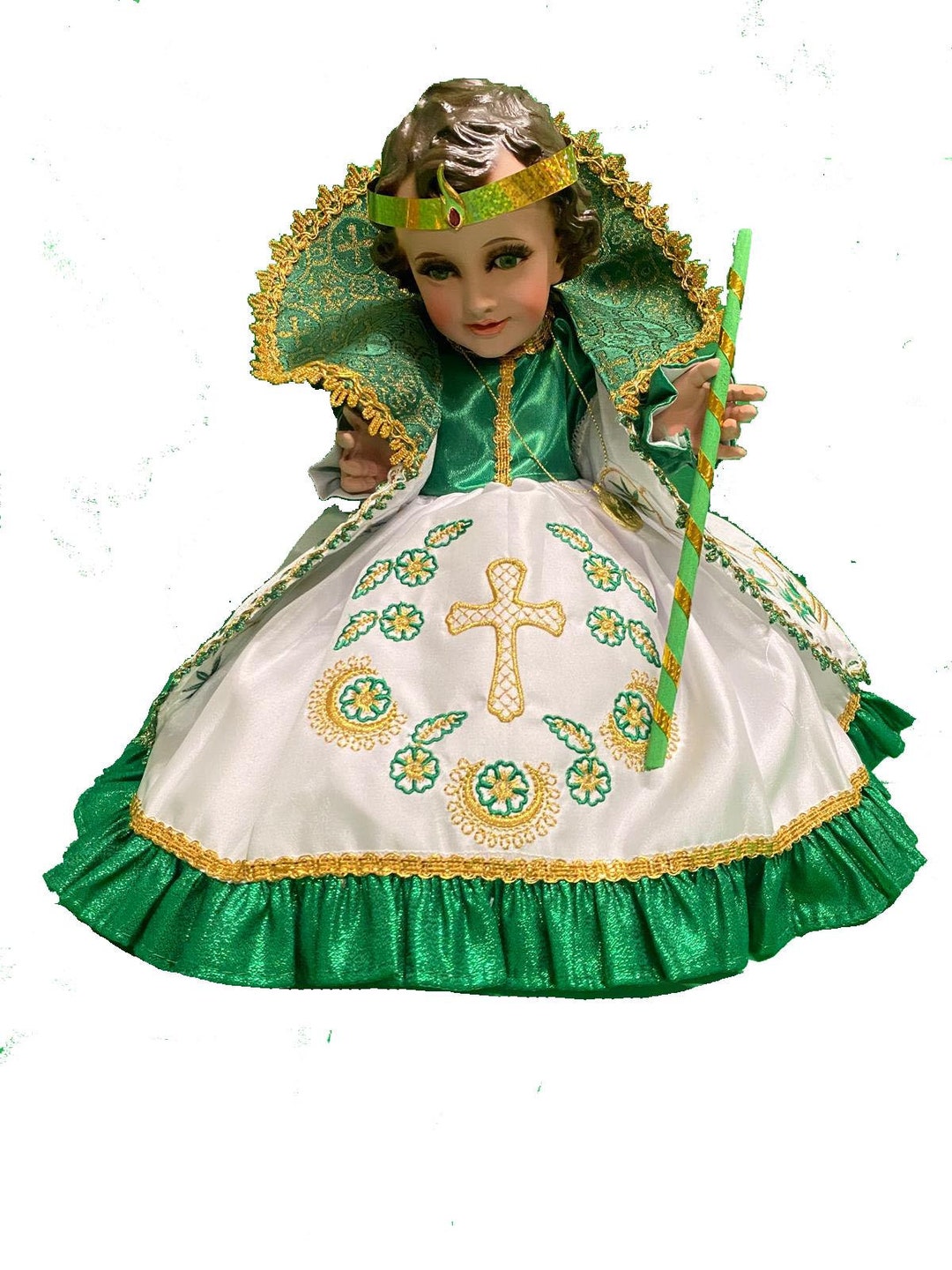 San Judas Tadeo Baby Jesus Outfit: Gala Niño Dios Dress - Etsy