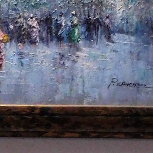Vintage P. Sanchez Signed Oil Painting - Etsy