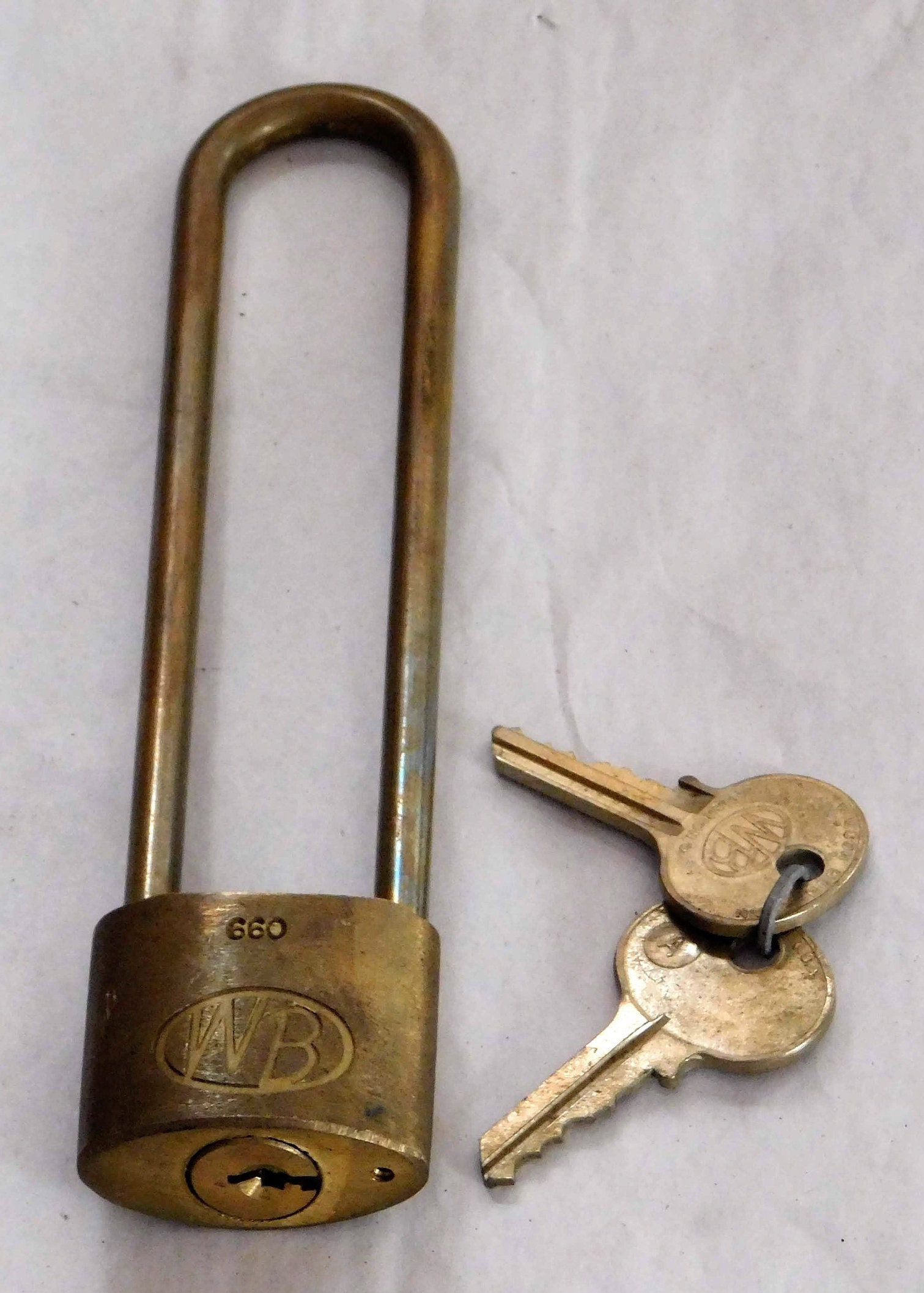 Vintage WB Wilson Bohannan Brass Lock with Original Keys | Etsy Vintage WB Wilson Bohannan Brass Lock with Original Keys | Etsy