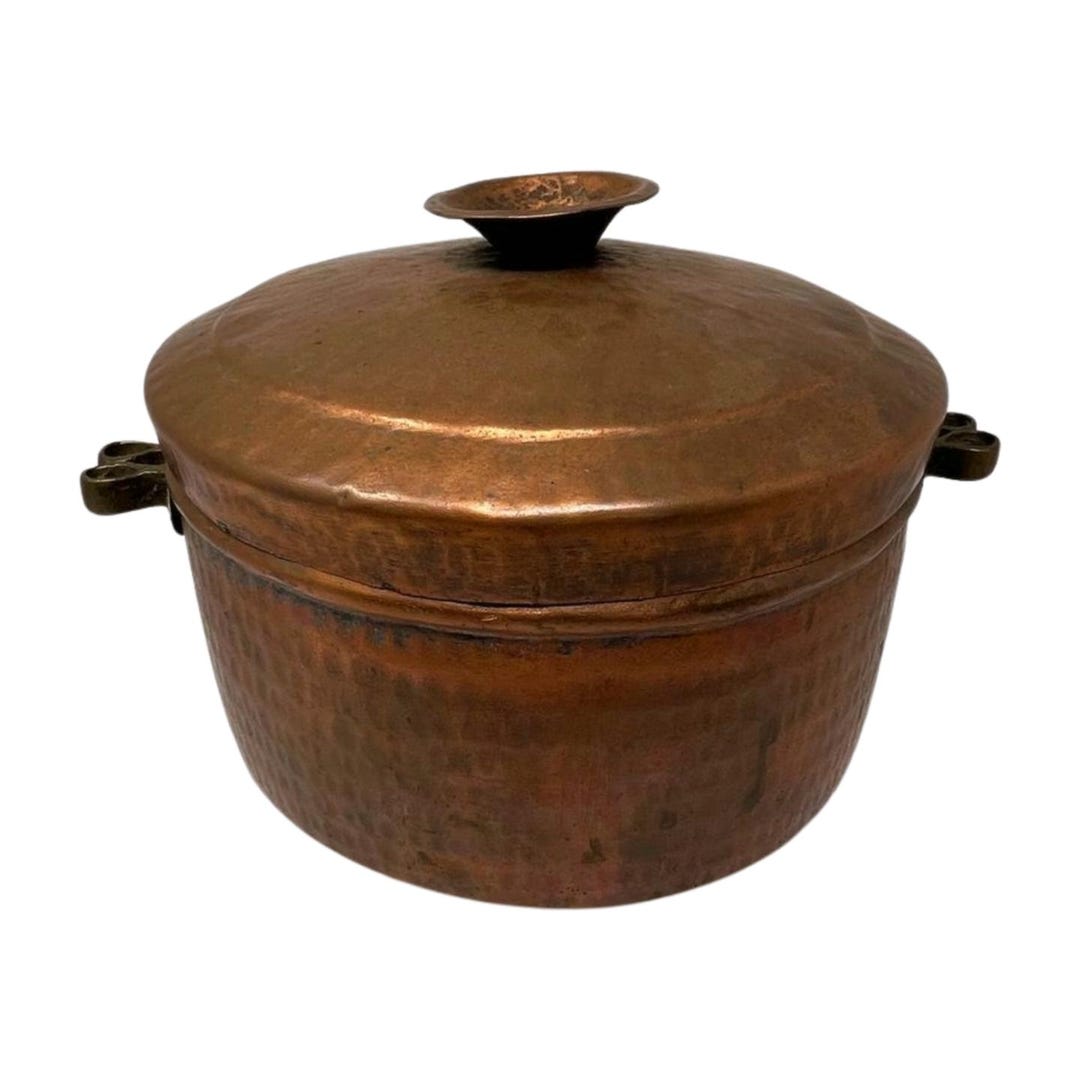 Antique Large Copper Candy Pot - Etsy