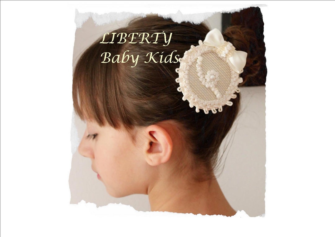 Raffia Communion Headdress, Communion Clamp, Girls' Headdresses - Etsy
