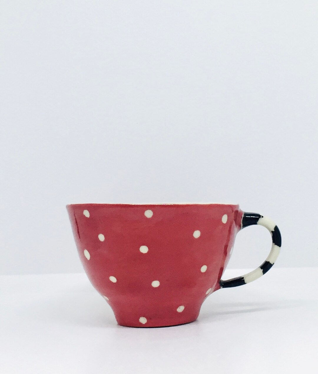 Tasse à thé à pois - Etsy France