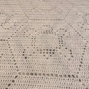 Swimming Turtles Filet Crochet Blanket - Etsy UK