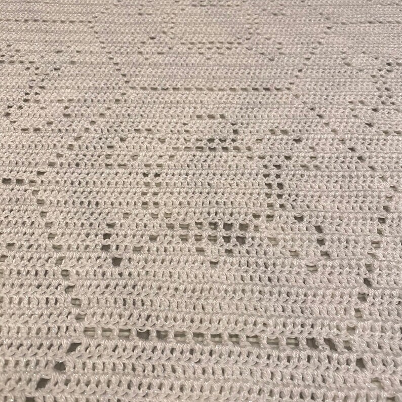 Swimming Turtles Filet Crochet Blanket - Etsy