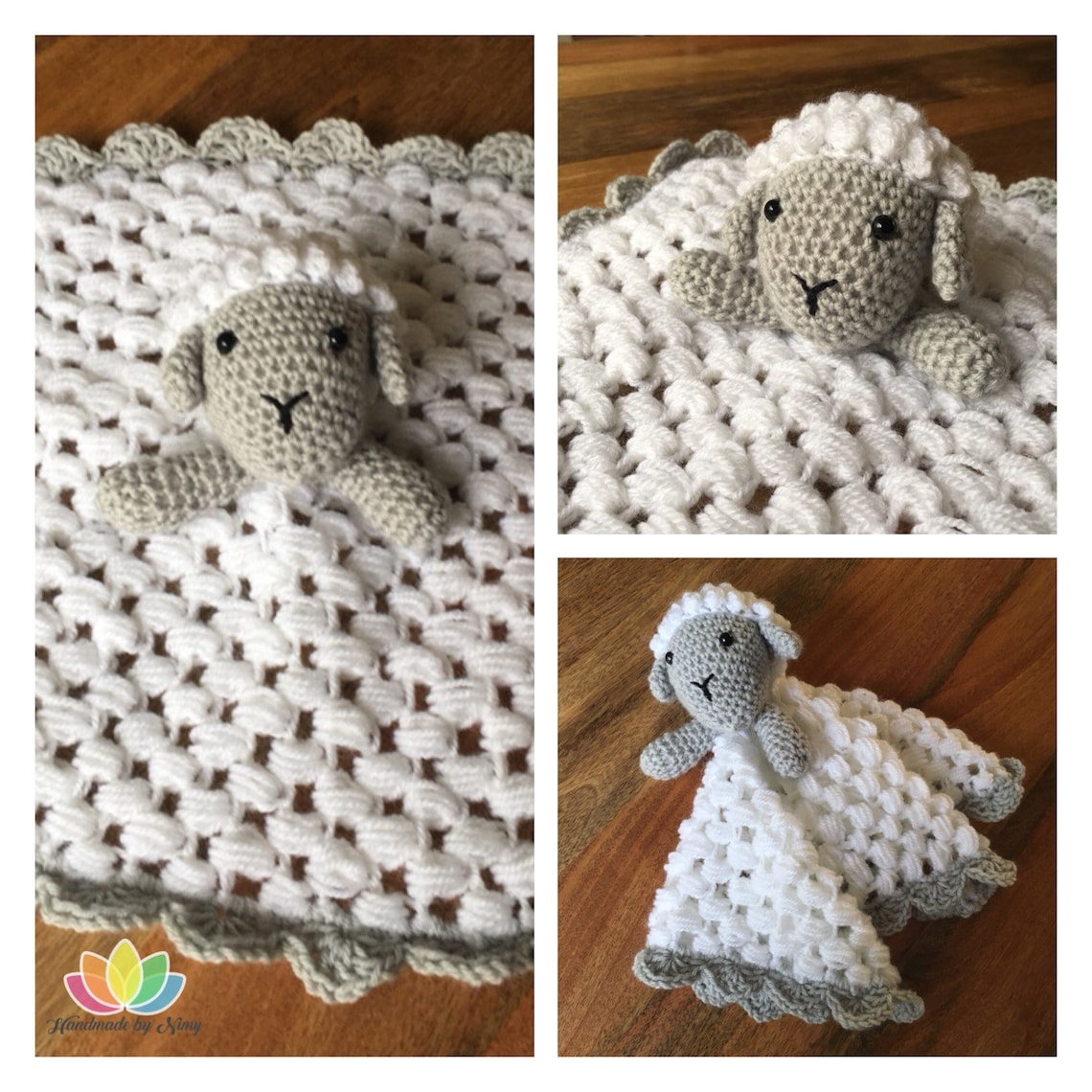 Fluffy Sheep Security Blanket Crochet Pattern - Etsy UK