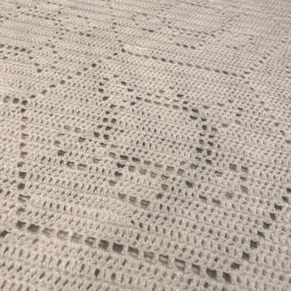 Swimming Turtles Filet Crochet Blanket - Etsy