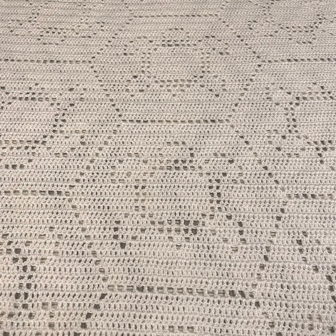 Swimming Turtles Filet Crochet Blanket - Etsy